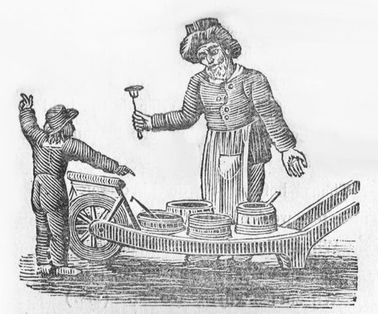 ‘De Jood Lévi met augurkjes’ (1822) en ‘De koopman in hoeden’ (1824)